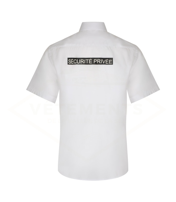 CHEMISETTE NON IRON SP | HOMME | marquage dos SECURITE PRIVEE | VVS ...